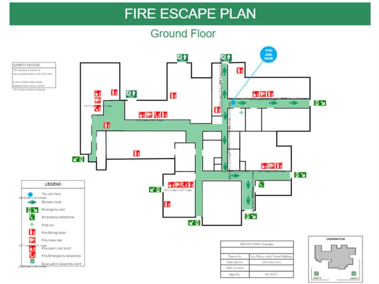 Emergency evacuation plan printing in Nairobi | Cut Graphics