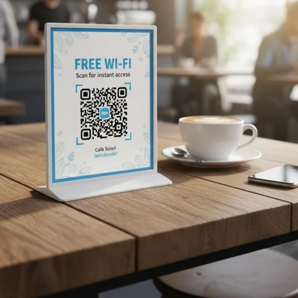 Unbreakable Plastic Table Talkers Menu Holders | Cut Graphics